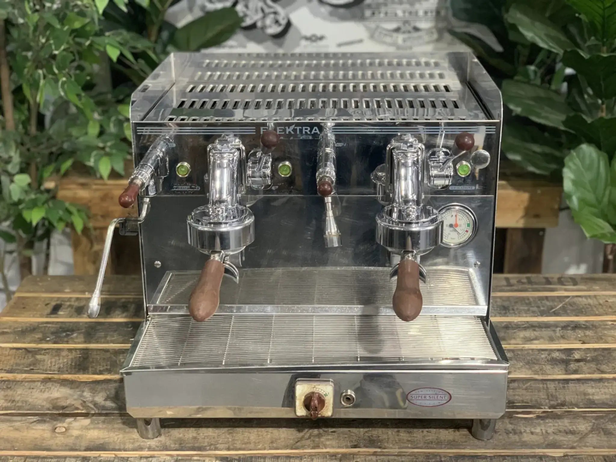 Elektra Sixties T3 Compact Volumetric 2 Group Used Stainless