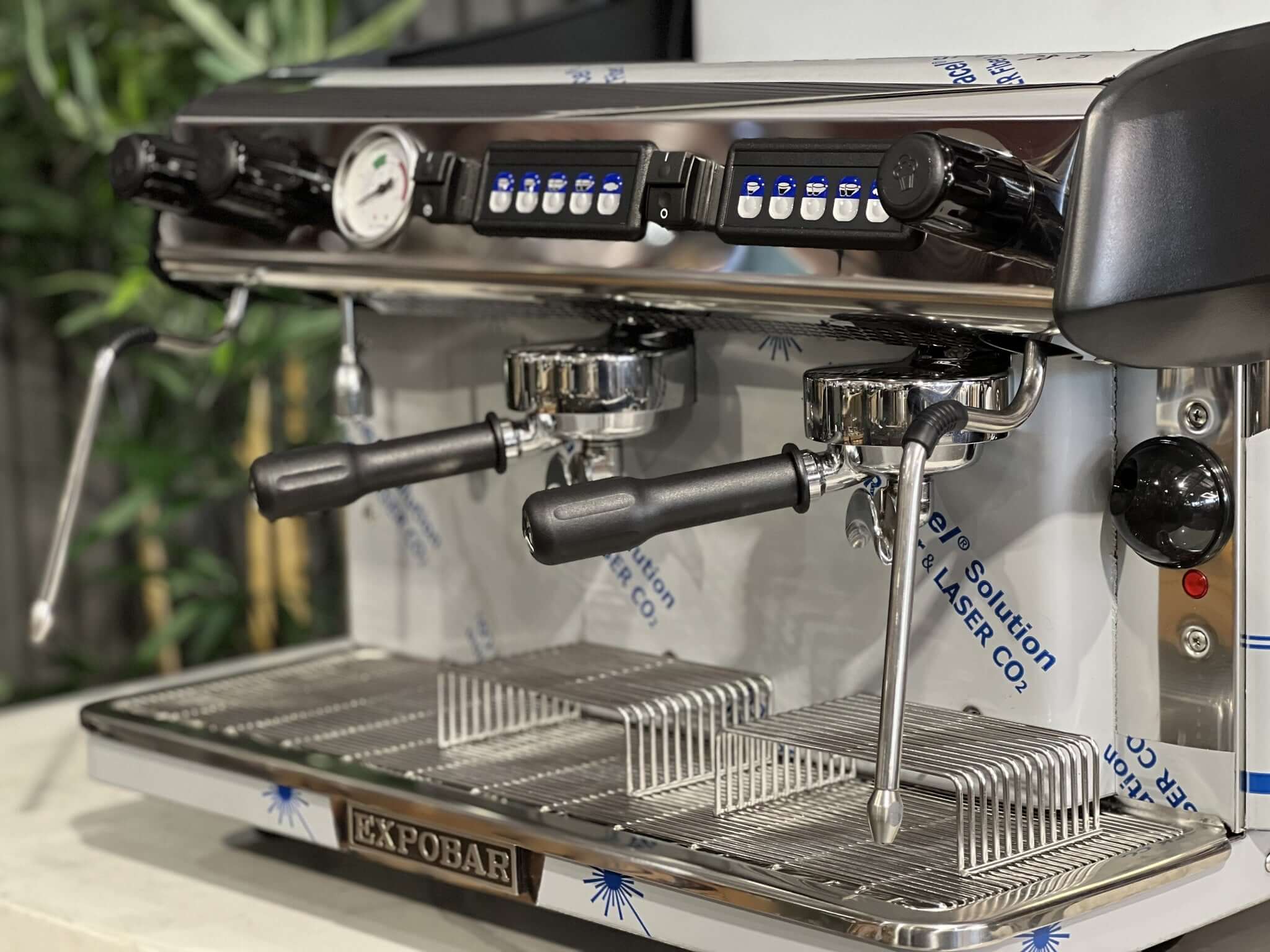Expobar Megacrem 2 Group Stainless High Cup Espresso Coffee Machine